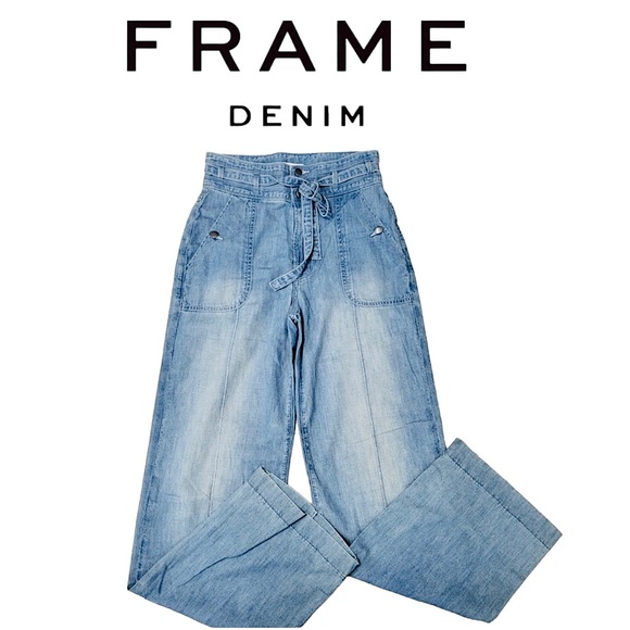 Frame Denim | Jeans | New Frame Denim Wide Leg Denim Pants | Poshmark